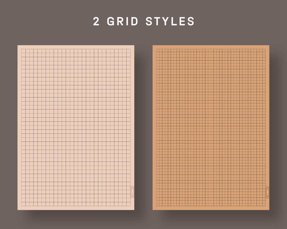 Digital Notebook Paper Neutral, Tablet Notebook Paper, Digital Graph ...