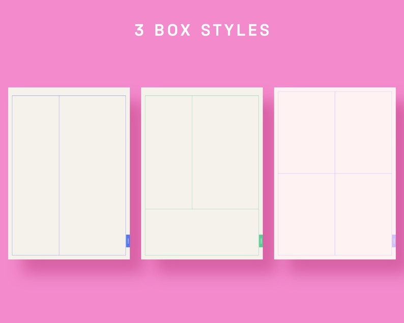 Bright Colorful Digital Notebook Paper: 20 Styles (digital Download) - Etsy