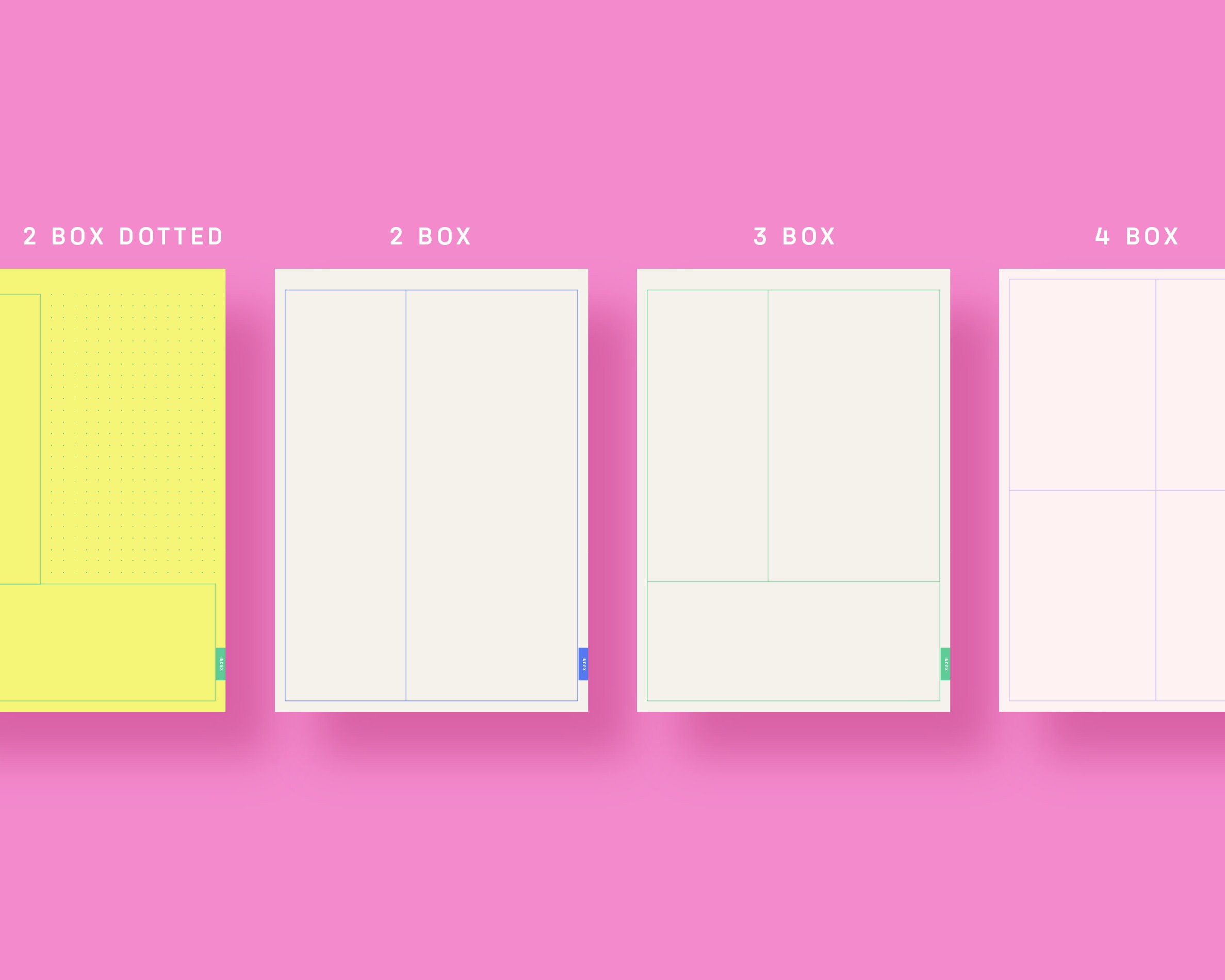 Notebook Paper Digital, Bright Colorful Note Paper, Goodnotes Paper ...