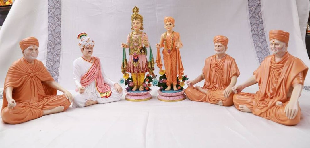 Handcrafted Large Swami Narayan Standing-royal Dress-aashirwad Pose ...