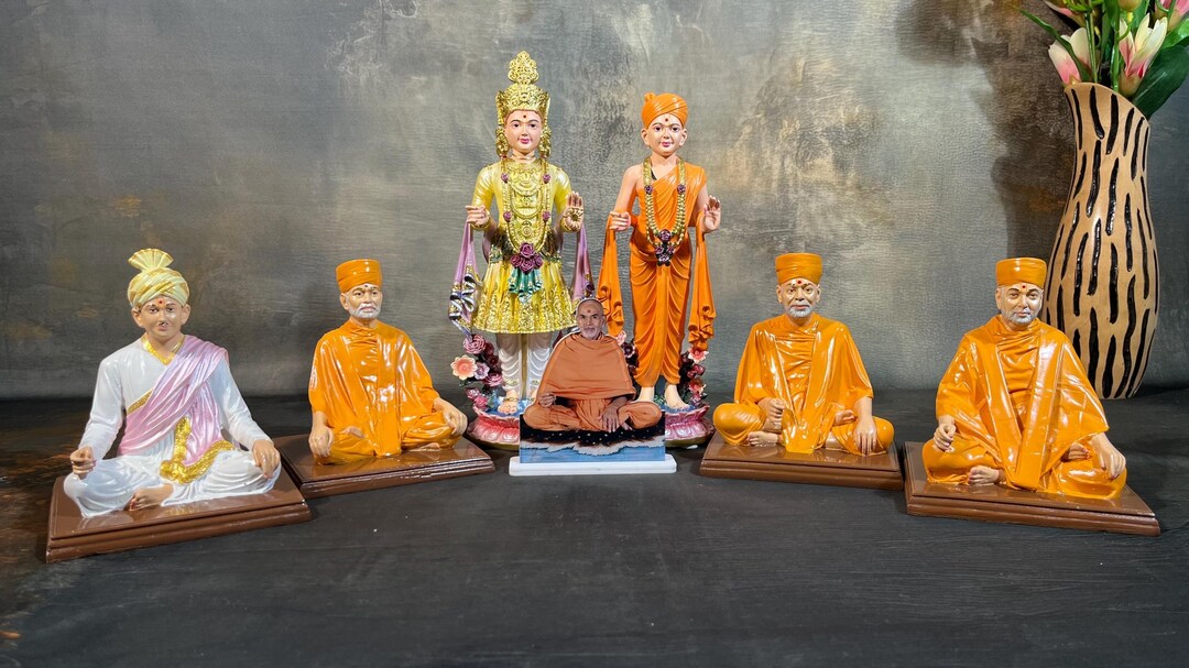 Handcrafted Large Swami Narayan Standing-royal Dress-aashirwad Pose ...