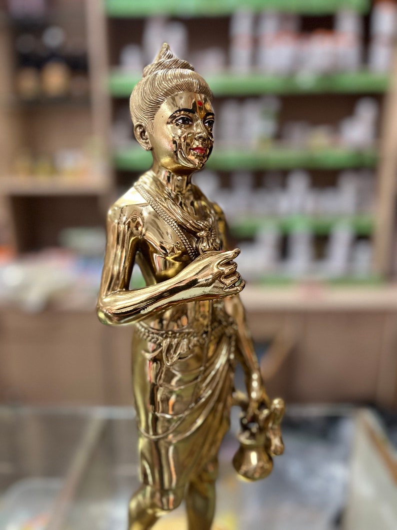 Brass Nilkanth Varni Statue: Swaminarayan Idol, Temple Decor - Etsy
