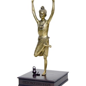 Neelkanth Varni Golden Brass Idol for Home Tample,swaminarayan Statues ...