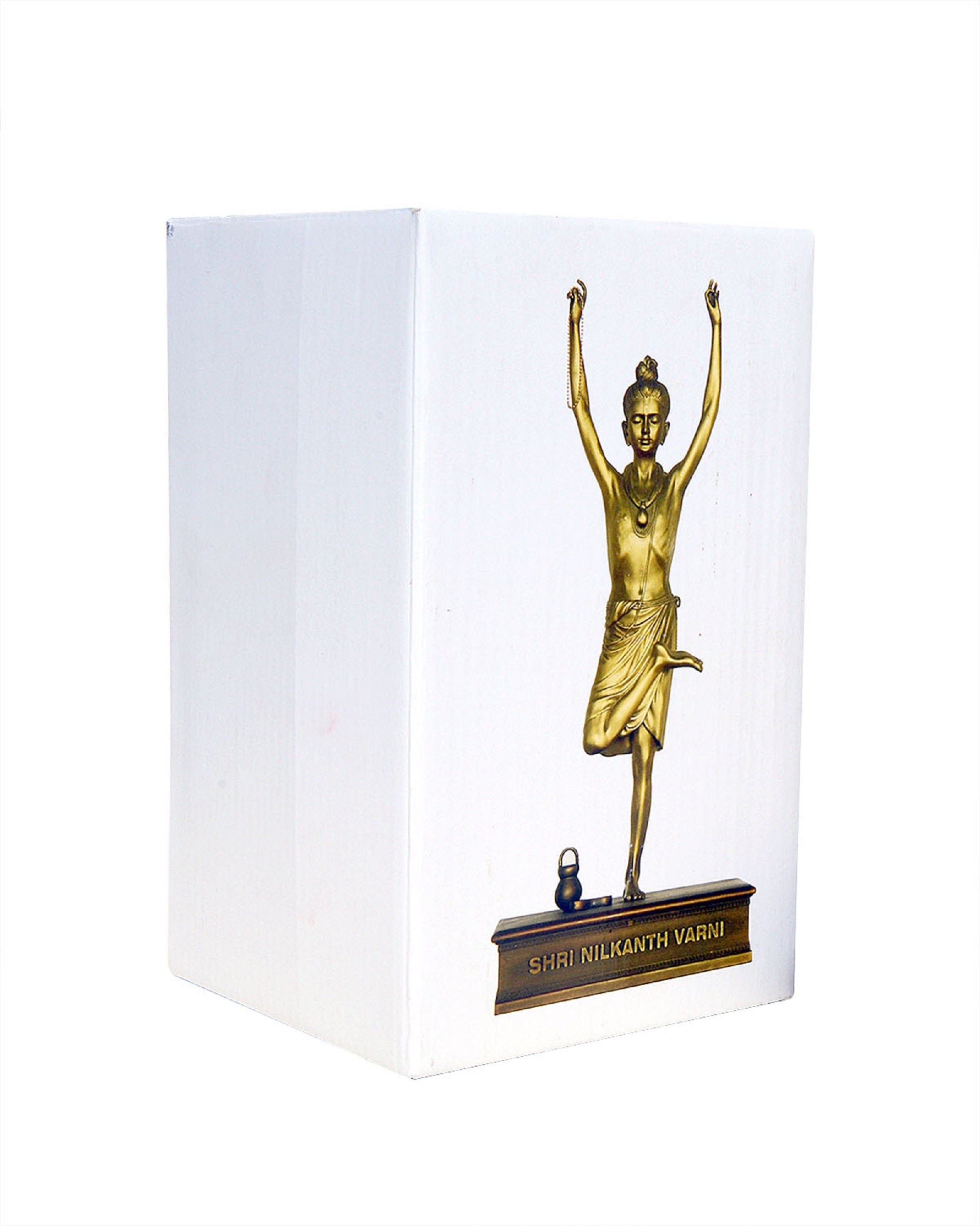 Neelkanth Varni Golden Brass Idol for Home Tampleswaminarayan - Etsy
