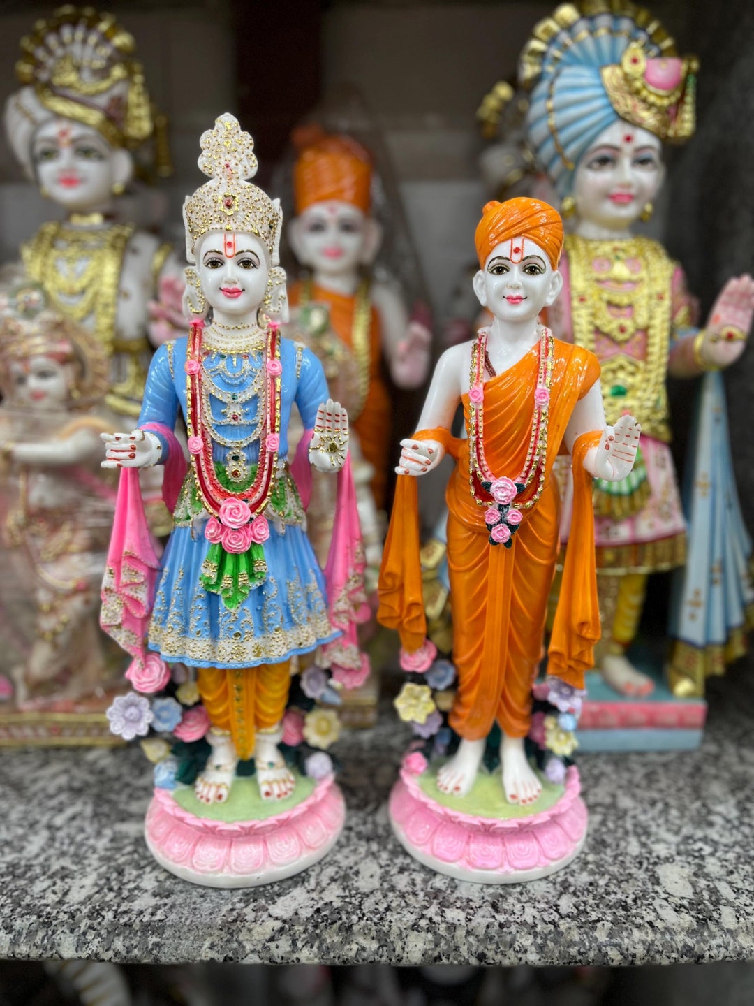 Aksharpurshotam Statue Swami Statue,handicraft Large Swaminarayan ...