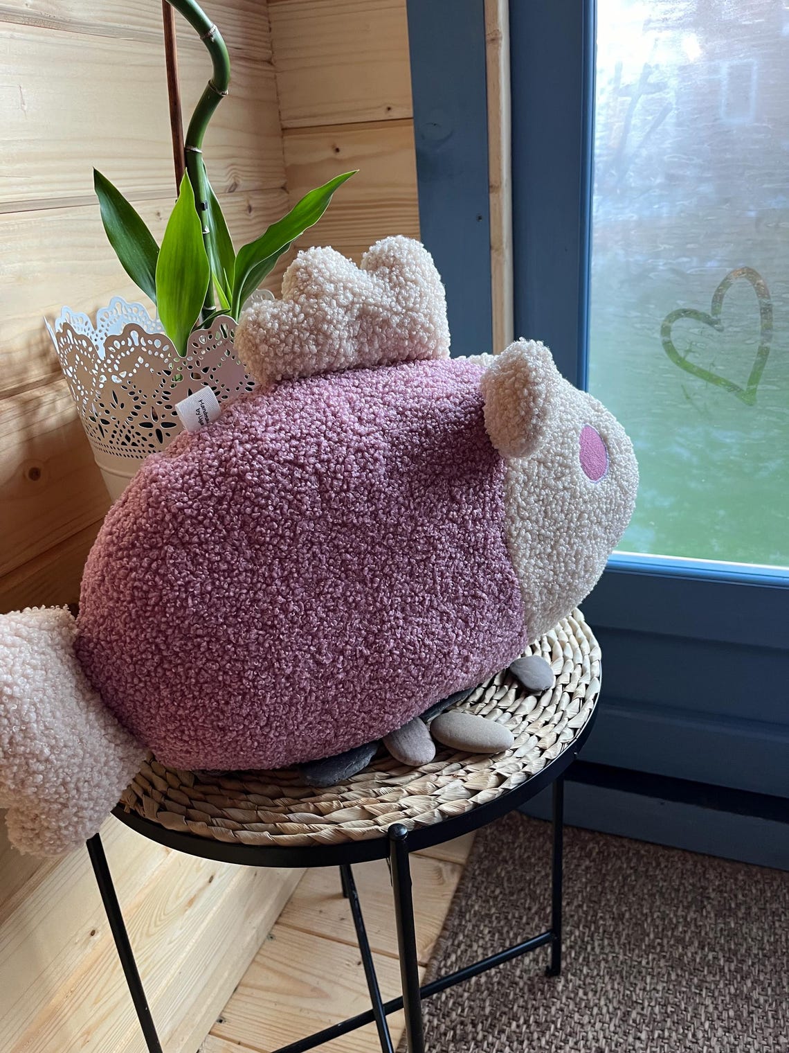 Teddy-fish Shaped Cushion, Sofa Decor, Gift for Anyone, Head Rest ...