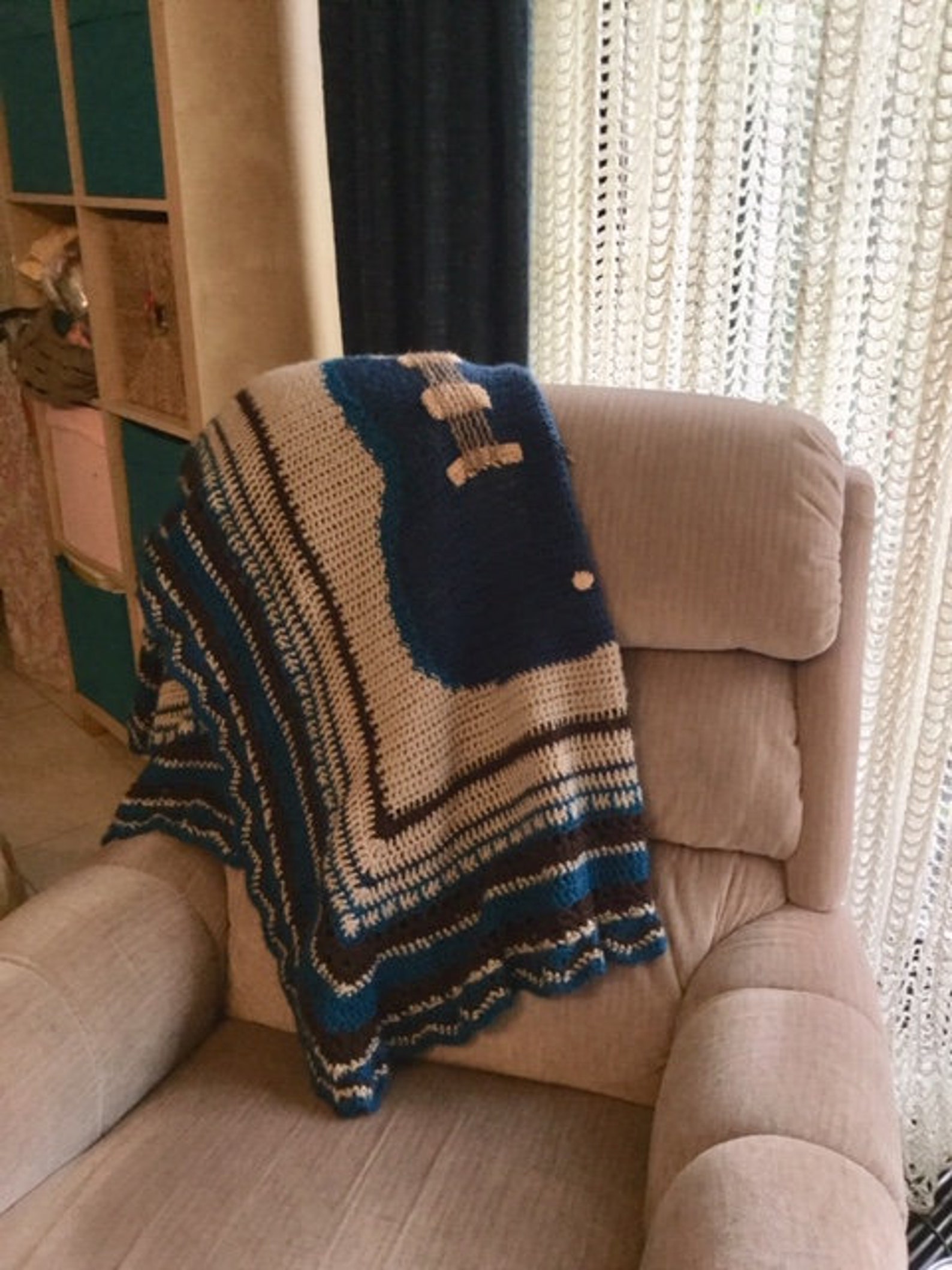 Guitar SG Style Crochet Graphgan Pattern Single Crochet Chart and ...