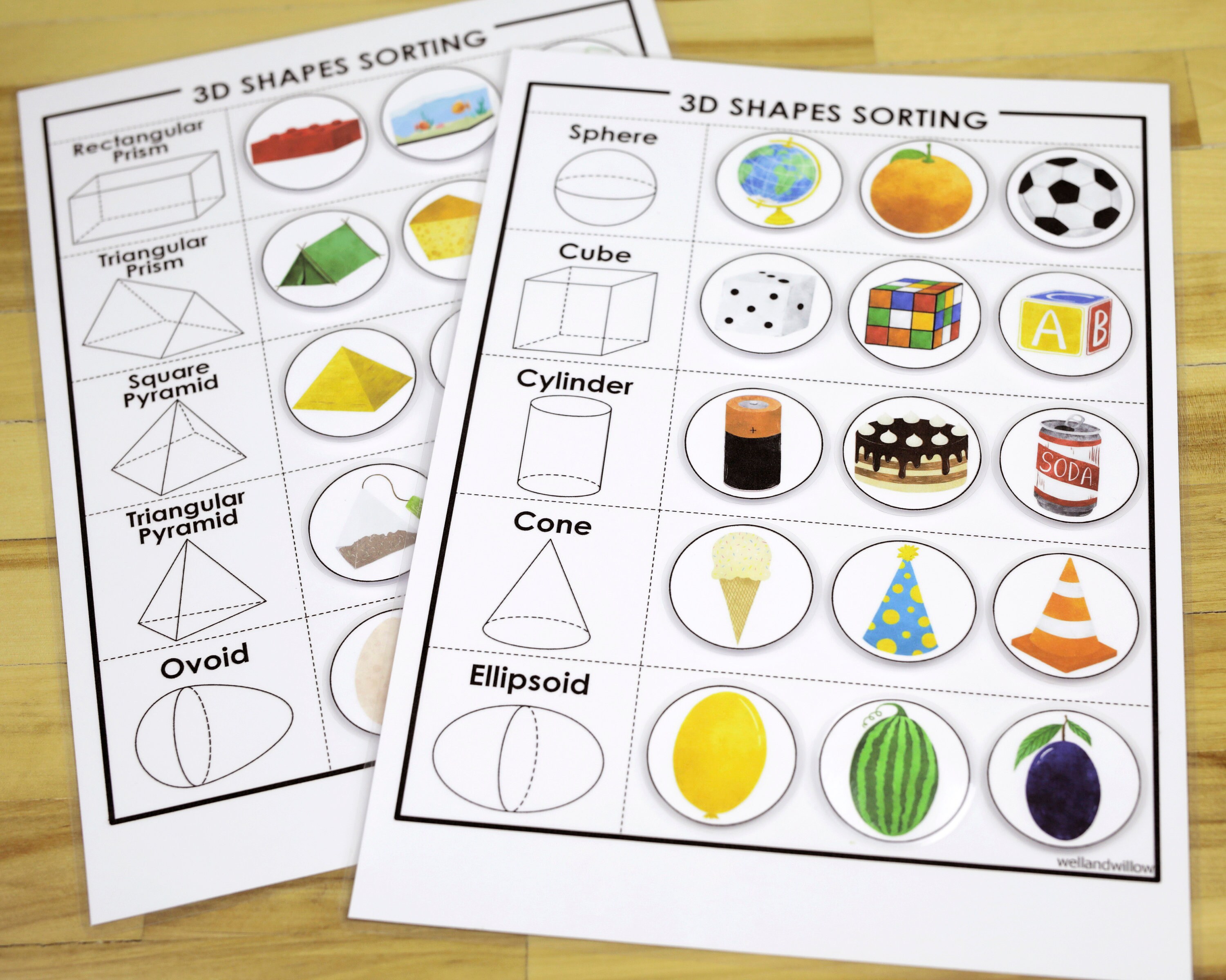 Sorting 3d Shapes