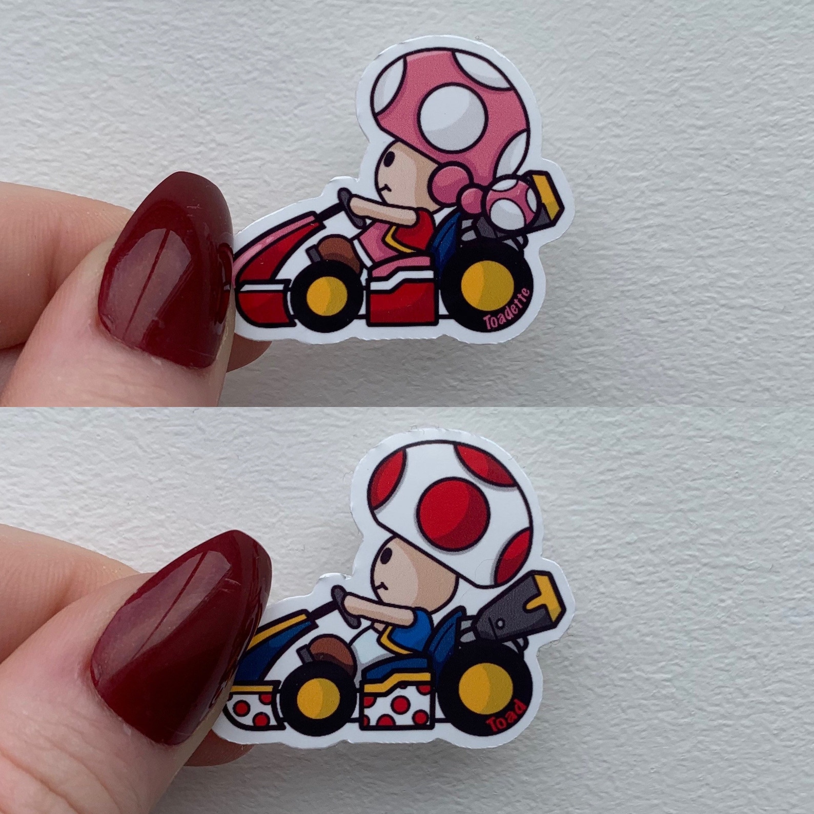 Mario kart character stickers | Etsy