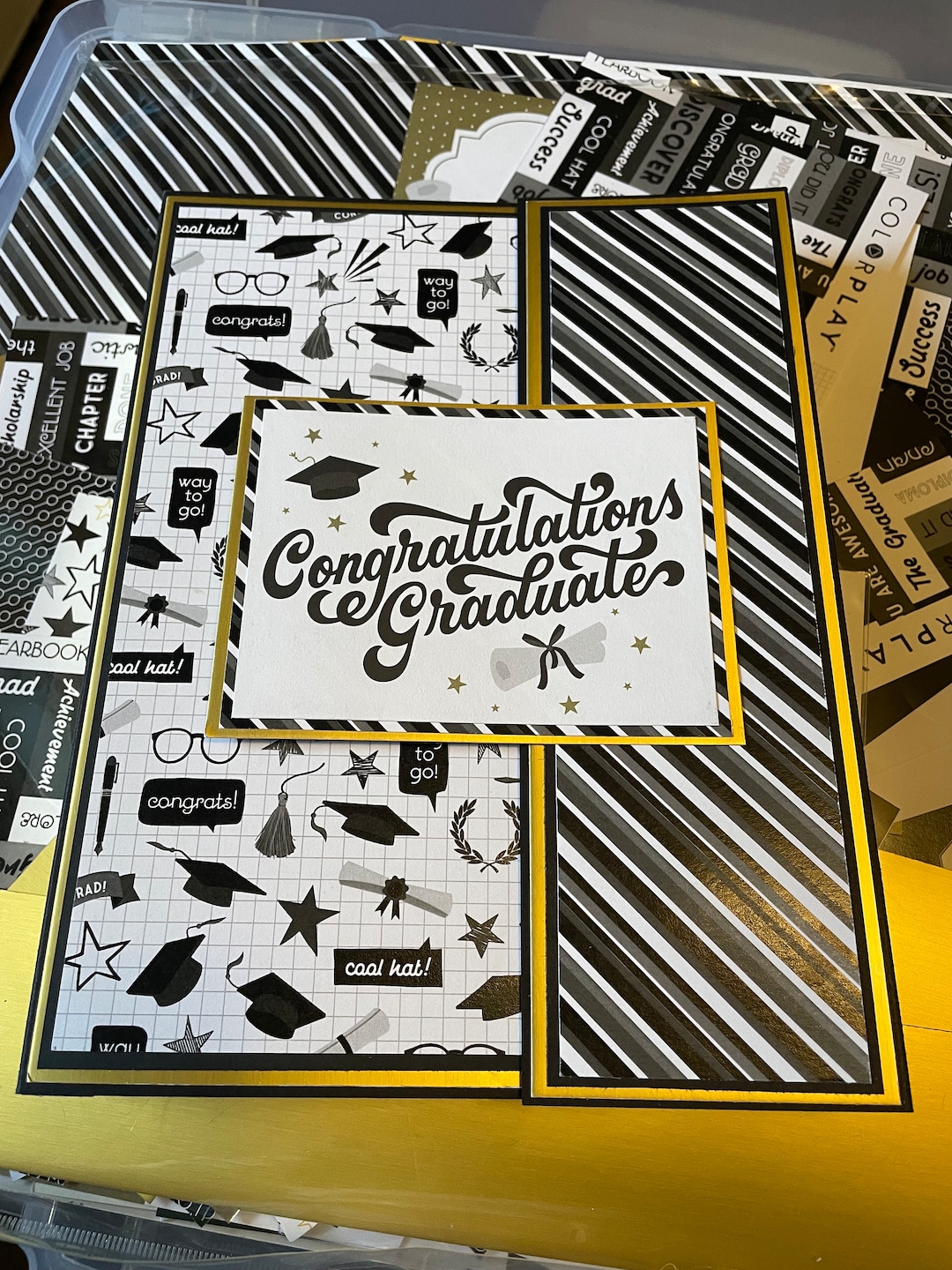 Graduation Folio, Mini Photo Album, Handcrafted Unique Gift, Memory ...