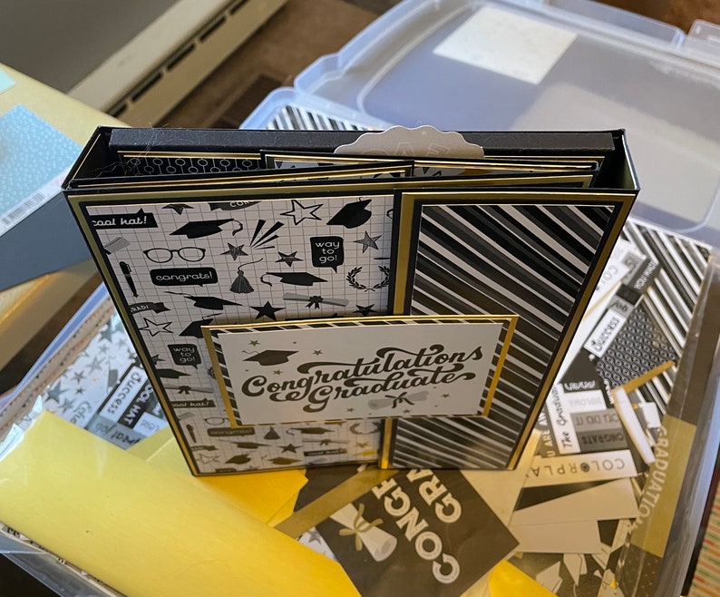 Graduation Folio, Mini Photo Album, Handcrafted Unique Gift, Memory ...