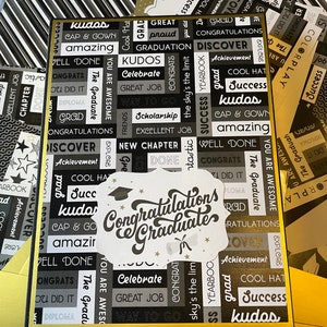 Graduation Folio, Mini Photo Album, Handcrafted Unique Gift, Memory ...