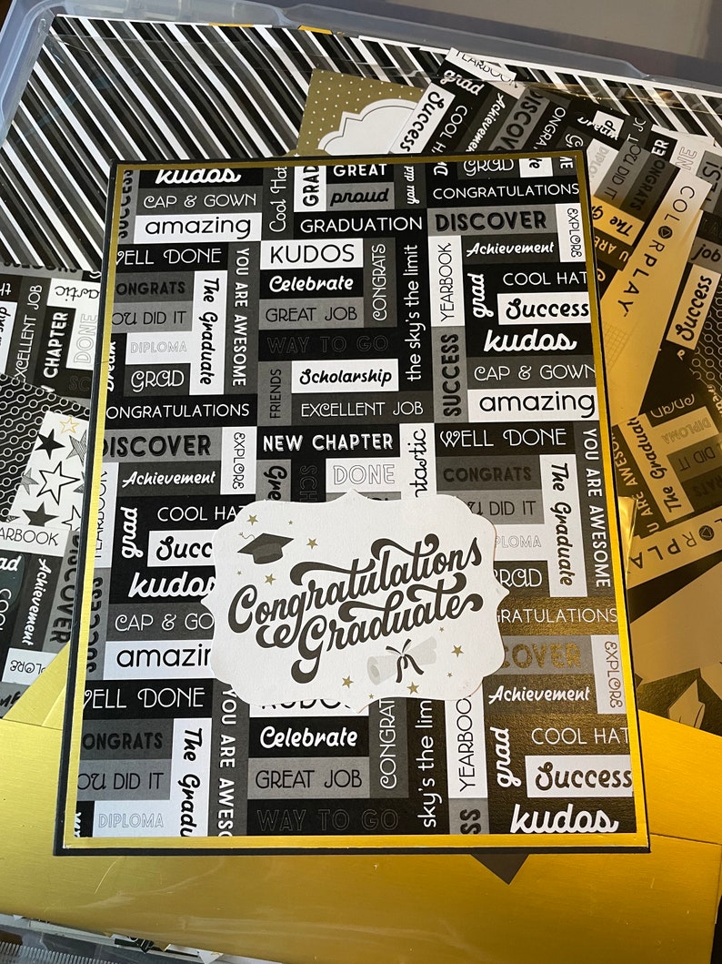 Graduation Folio, Mini Photo Album, Handcrafted Unique Gift, Memory ...