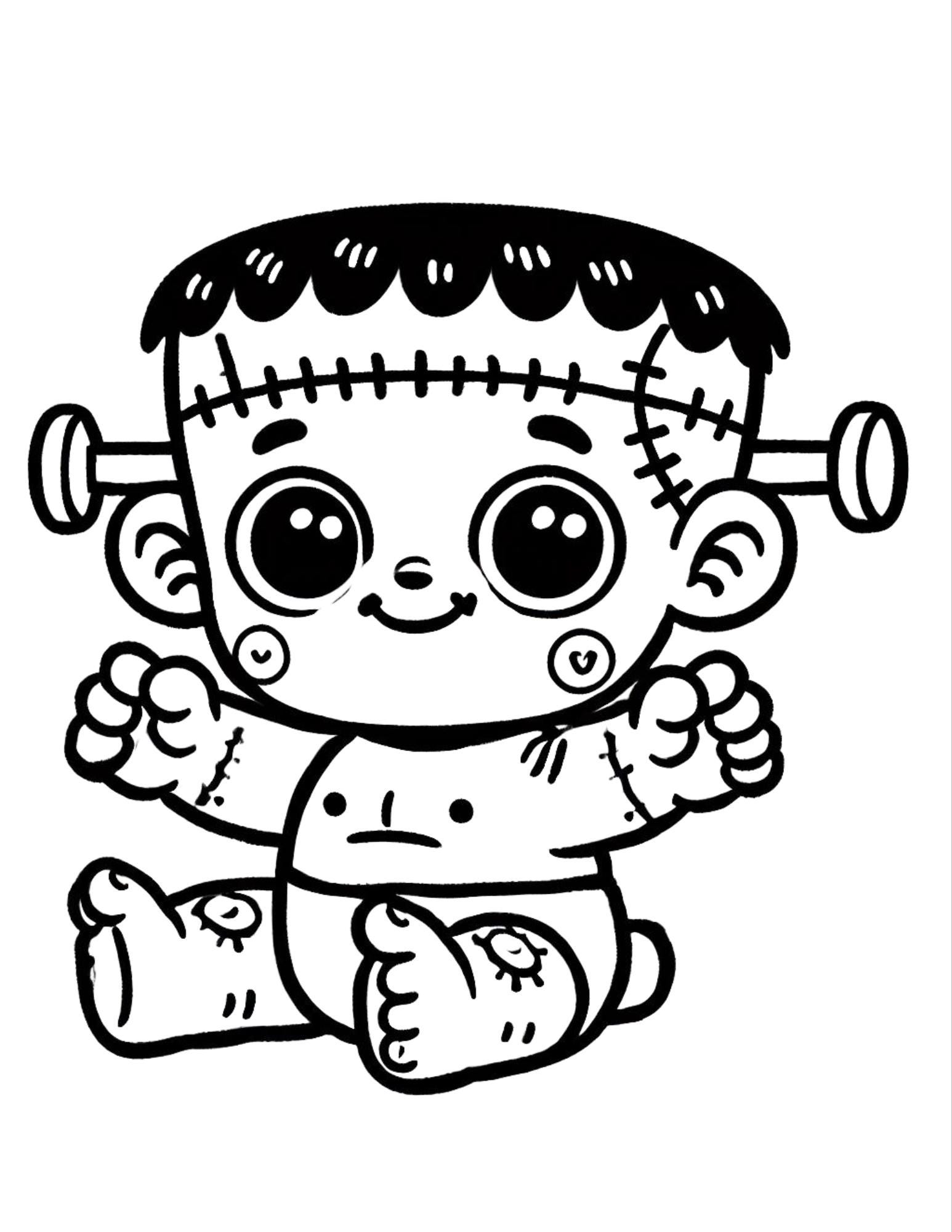 Halloween Coloring Page for Kids, Coloring Books, Coloring Pages ...