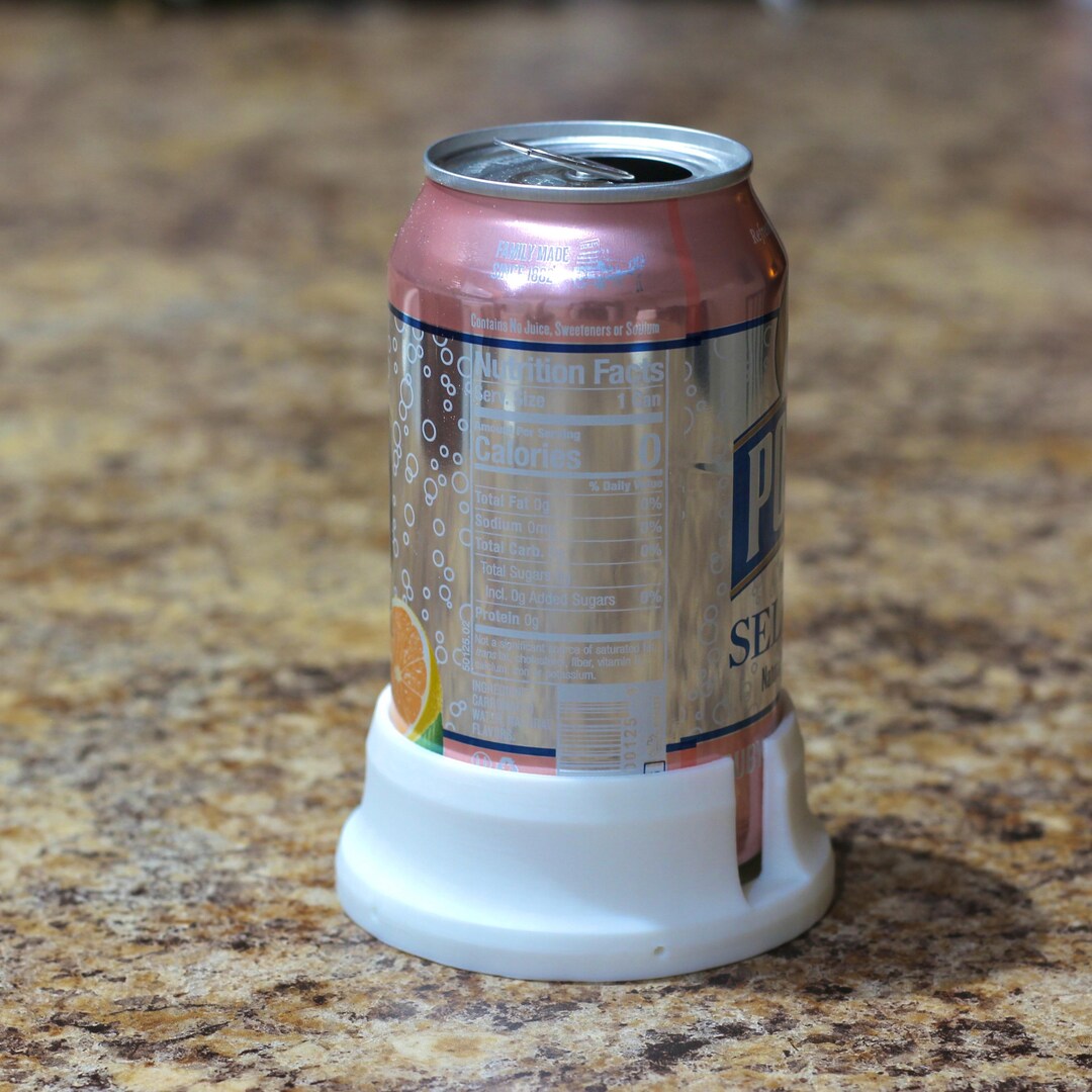 No Spill Can Coaster: Ergonomic Soda Drink Holder - Etsy