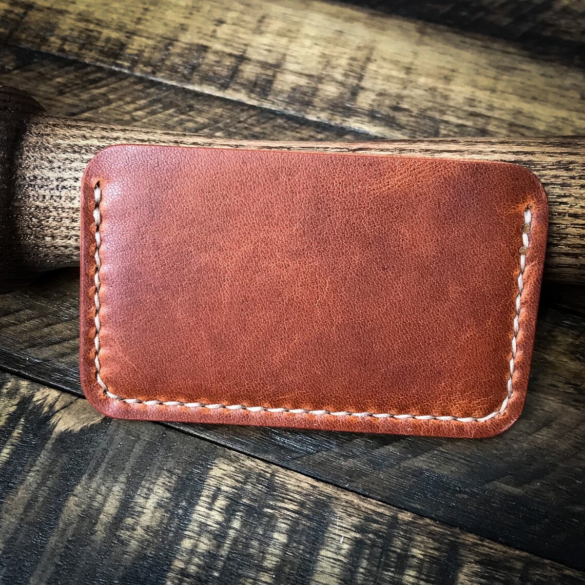Baseball Glove Leather Wallet Minimalist Leather Wallet - Etsy