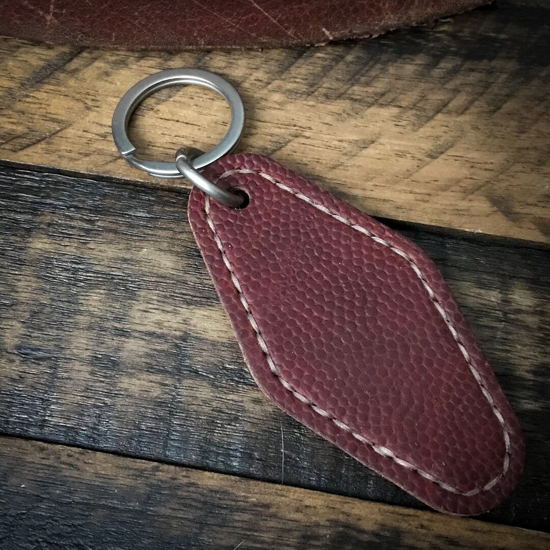 Wilson the Duke Football Leather Motel Key Fob, Keychain - Etsy