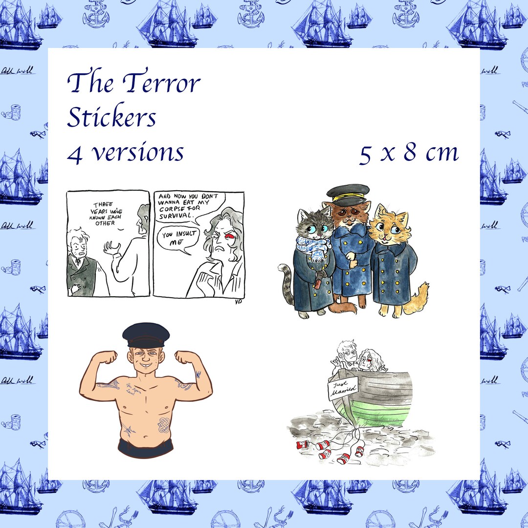 Terror Stickers - Etsy