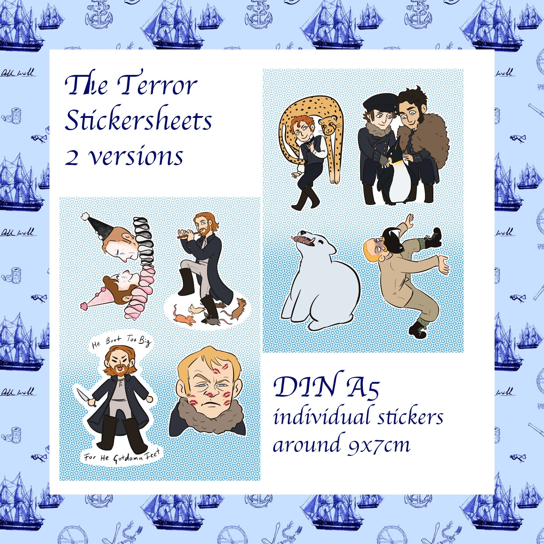 Polar Sticker Sheets - Etsy