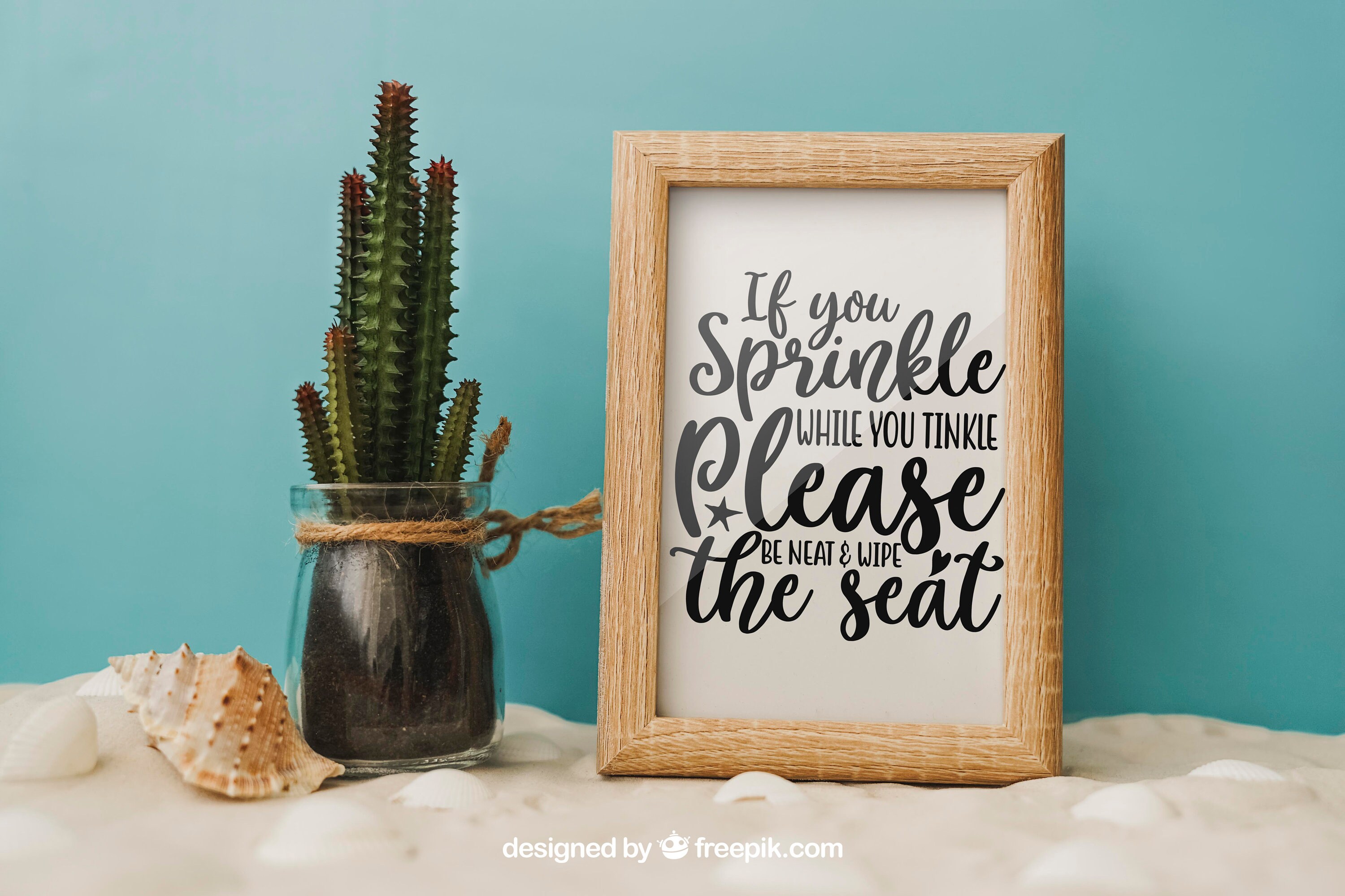 If You Sprinkle While You Tinkle Printable Wall Art - Etsy