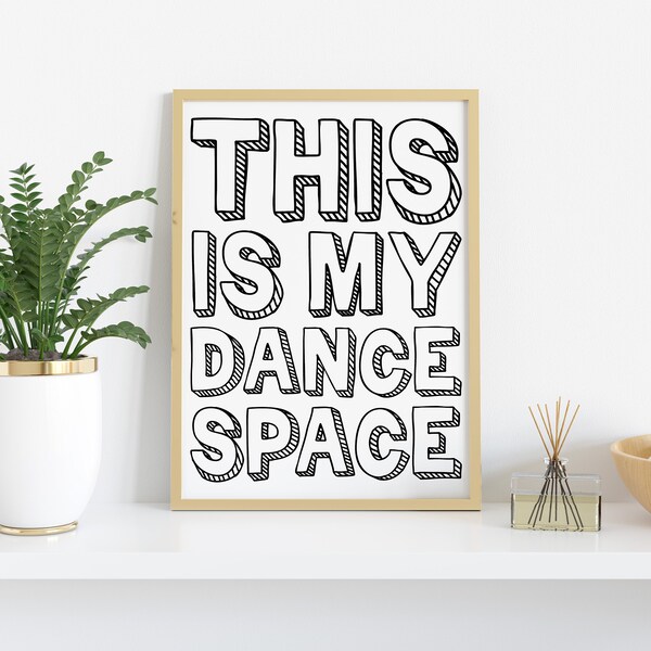 Inspirational Dance Poster - Etsy