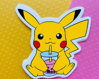Pikachu Boba Tea - Etsy