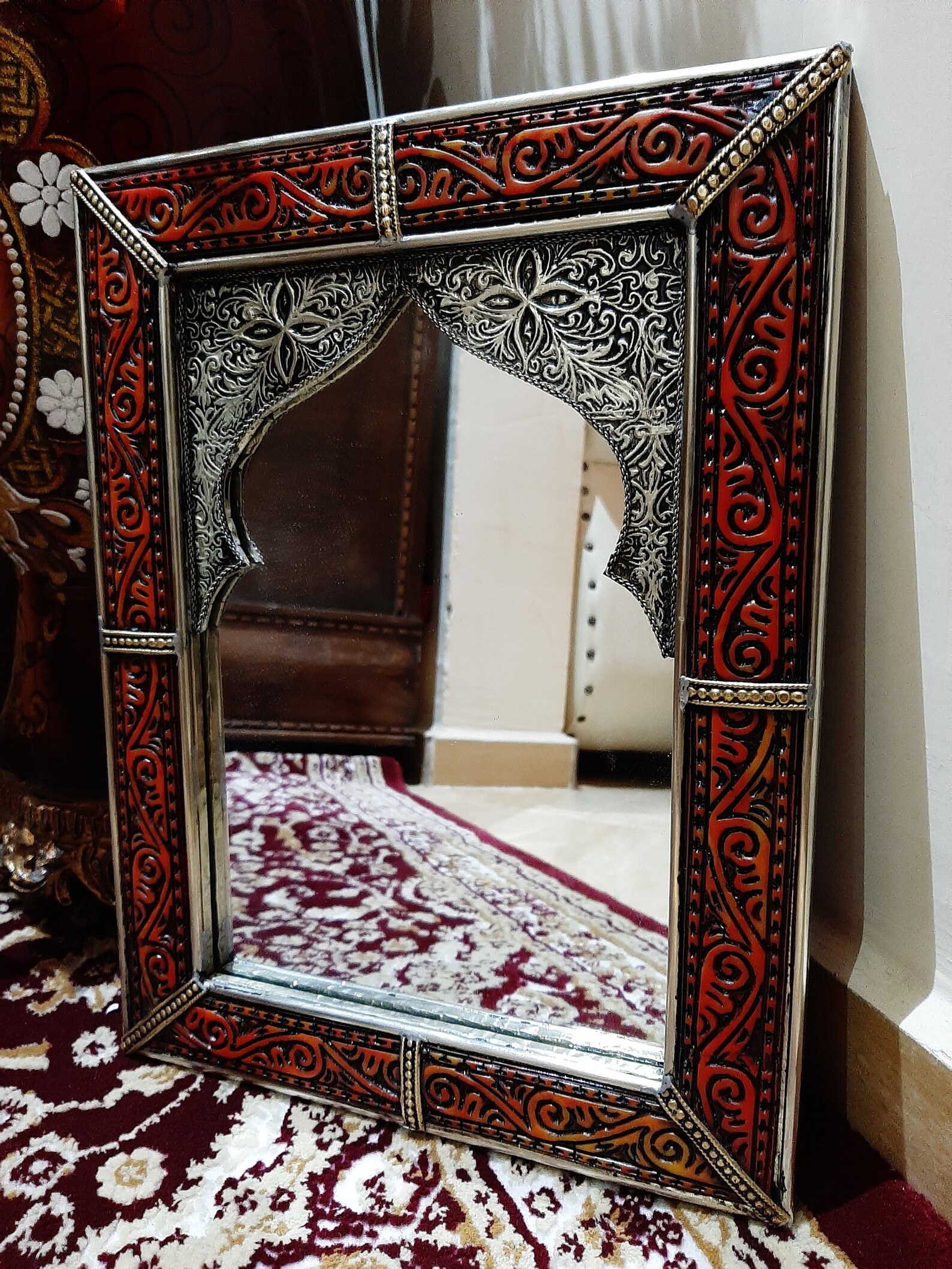 Moroccan Mirror 34 Cm/26 Cm 100% Handmade Wall Mirror - Etsy Australia