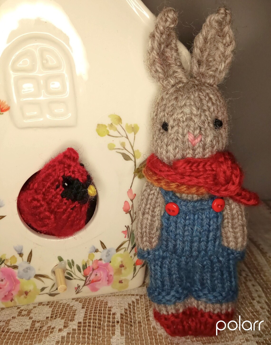 Hand Knit Bunny Pattern: Farmer Blue Jeans Comfort Doll (PDF Pattern ...