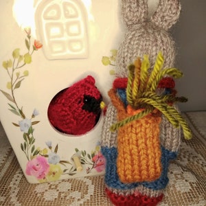 Hand Knit Bunny Pattern Knitting Pattern, Comfort Doll and Izzy Doll ...