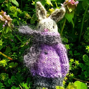 Hand Knit Bunny Pattern. Knitting Pattern, Comfort Doll and Izzy Doll ...