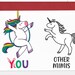 Unicorn Card for Mimi, Birthday Card for Mimi, Greeting Card for Mimi ...