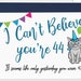 Funny 44th Birthday Card for Her Sarcastic Birthday Card for - Etsy