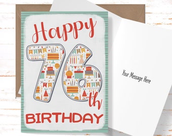 76th Birthday | Etsy