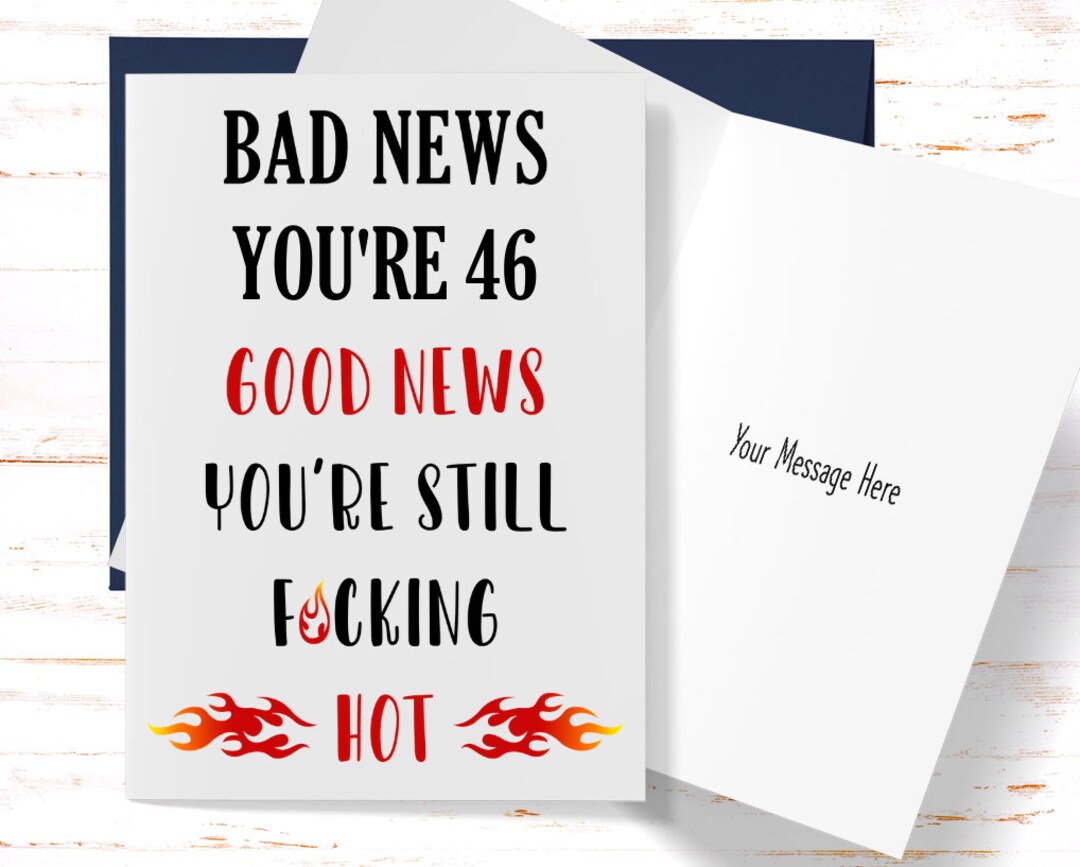 46th Birthday Card for Wife, 46th Birthday Card for Girlfriend, Best ...
