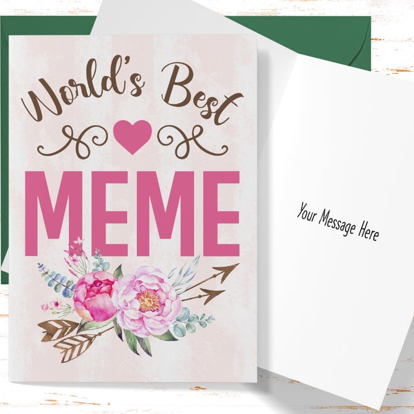 Meme Card - Etsy