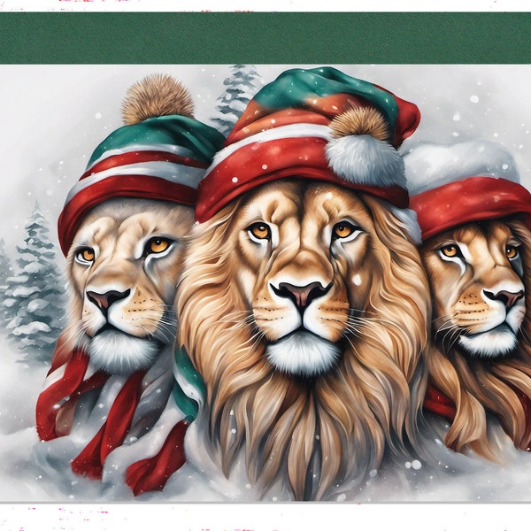 Lion Greeting Card - Etsy