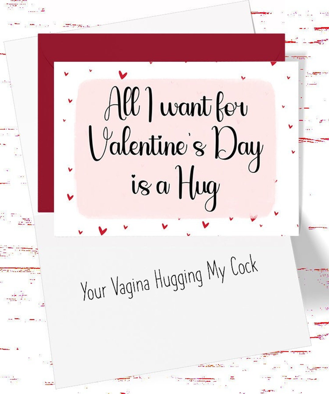 Dirty Valentine Card for Her, Dirty Valentines Day Card for Girlfriend ...