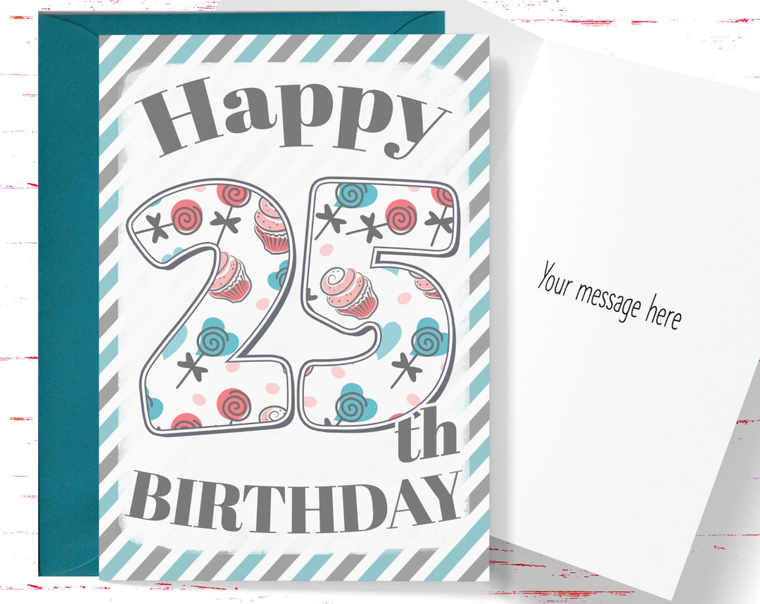 Happy 24th Birthday Card, Cute Birthday Card for 24 Year Old Birthday ...