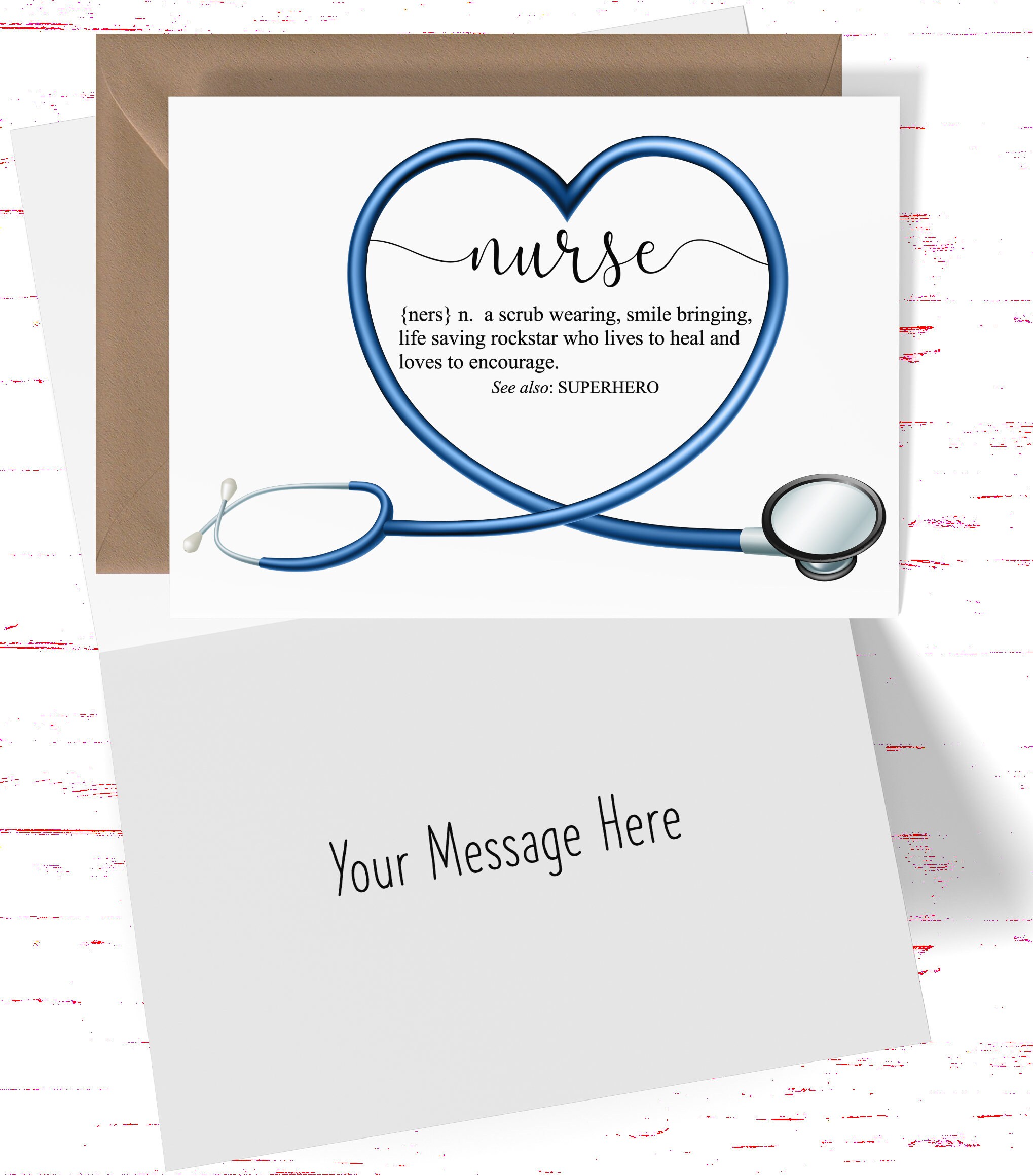 Nurse Appreciation Card Nurse Definition Nurse Grad Thank - Etsy