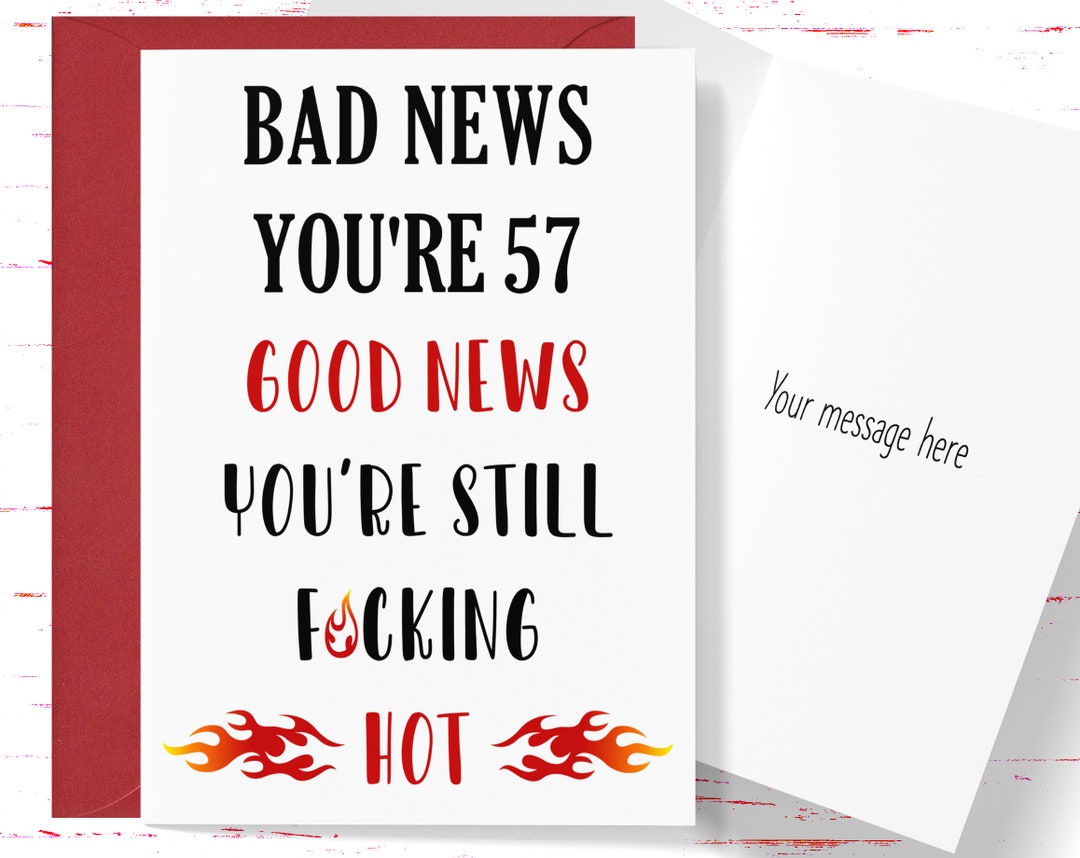 57th Birthday Card for Wife 57th Birthday Card for - Etsy