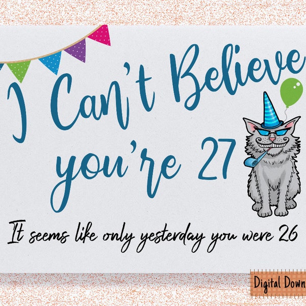 27th Birthday - Etsy