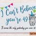 Printable Funny 49th Birthday Card for Her, Sarcastic Birthday Card for ...
