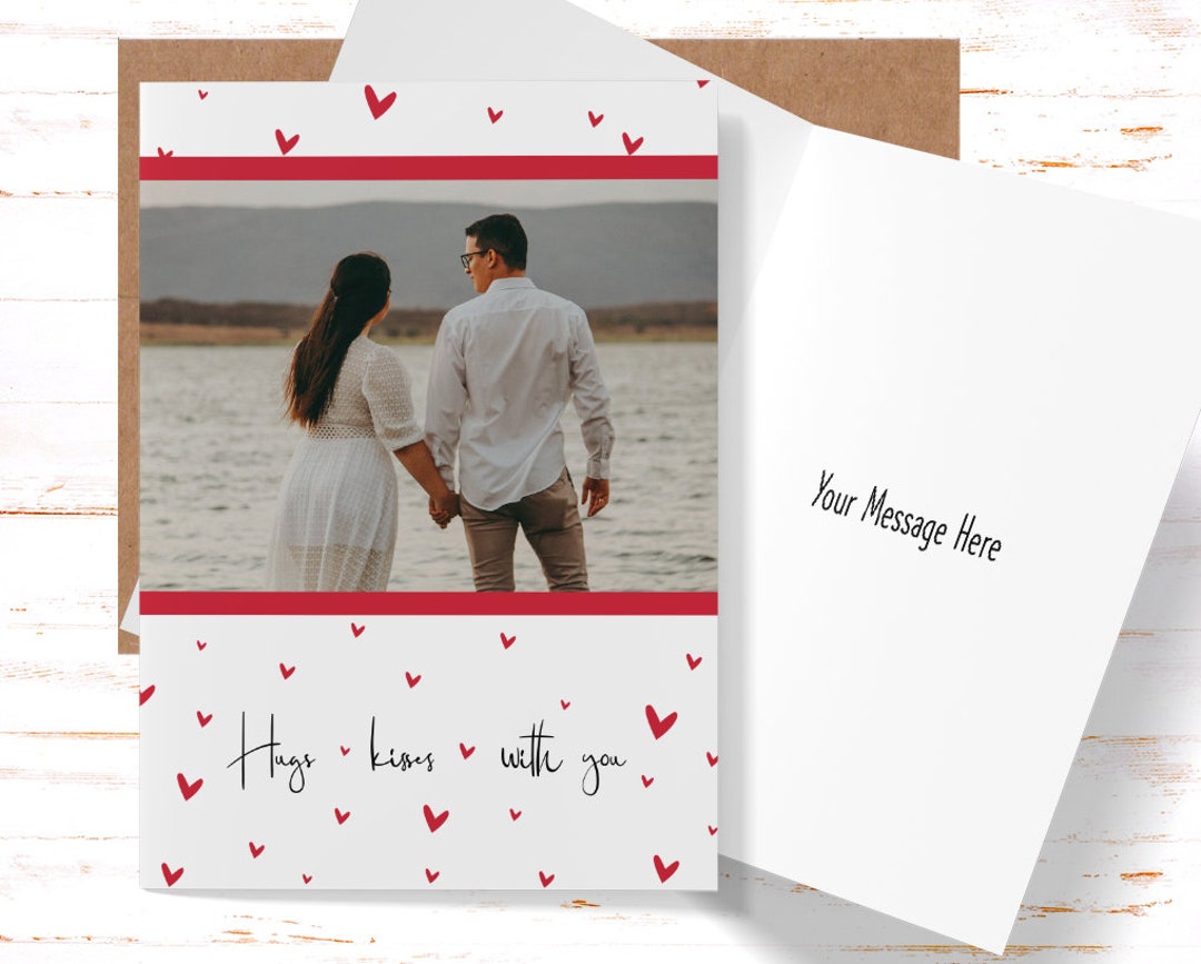 Valentines Day Card, Personalized Valentine's Day Card, Custom ...