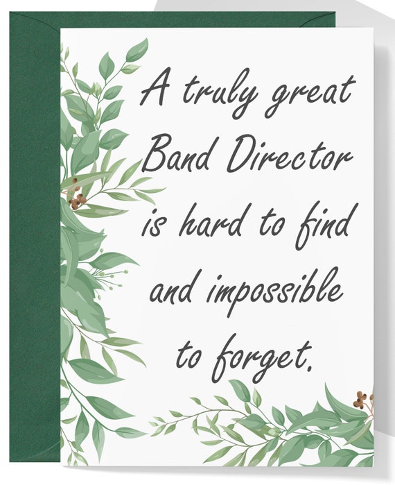 Band Director Quotes