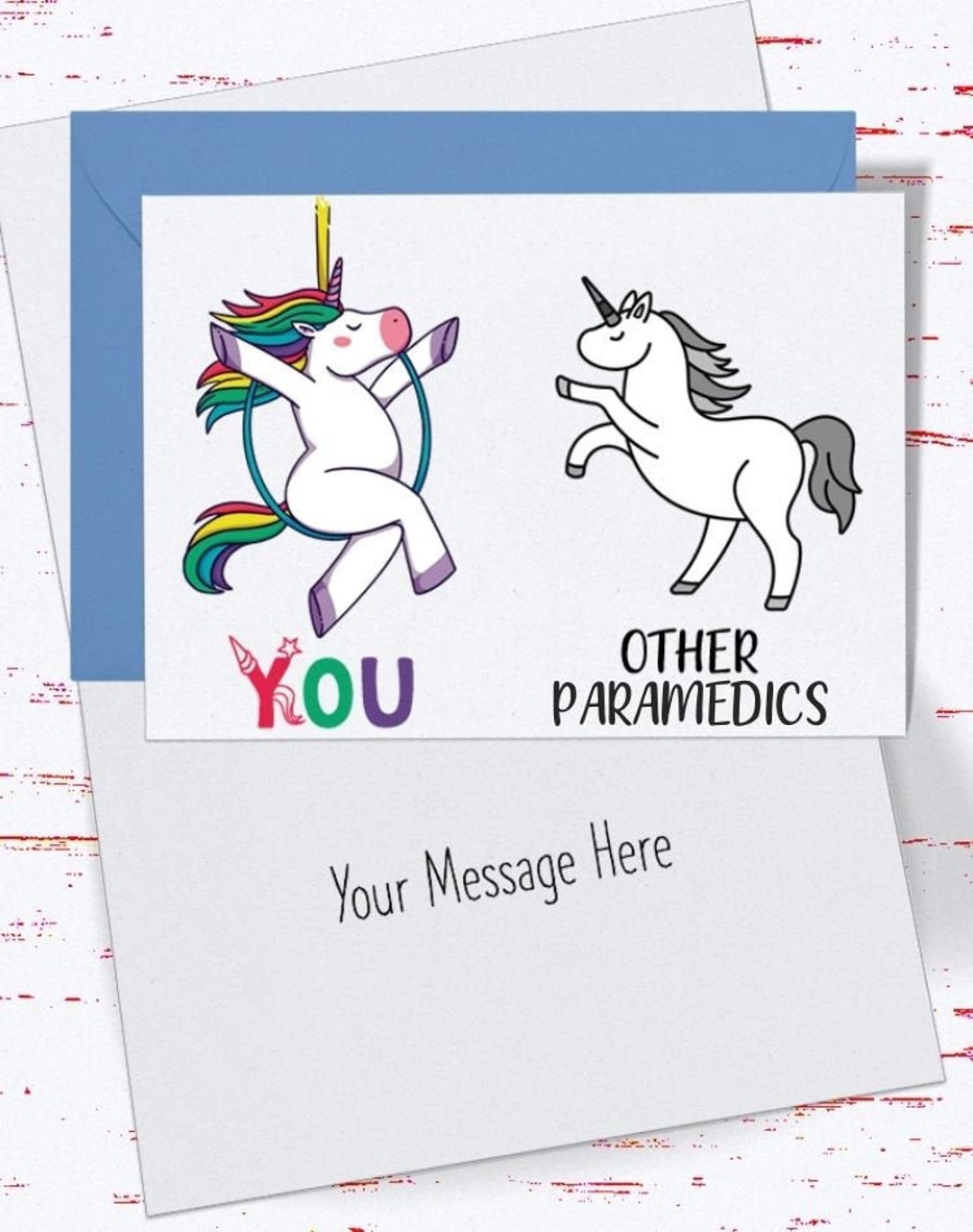 Card for Paramedic, Birthday Card for Paramedic, Greeting Card for ...