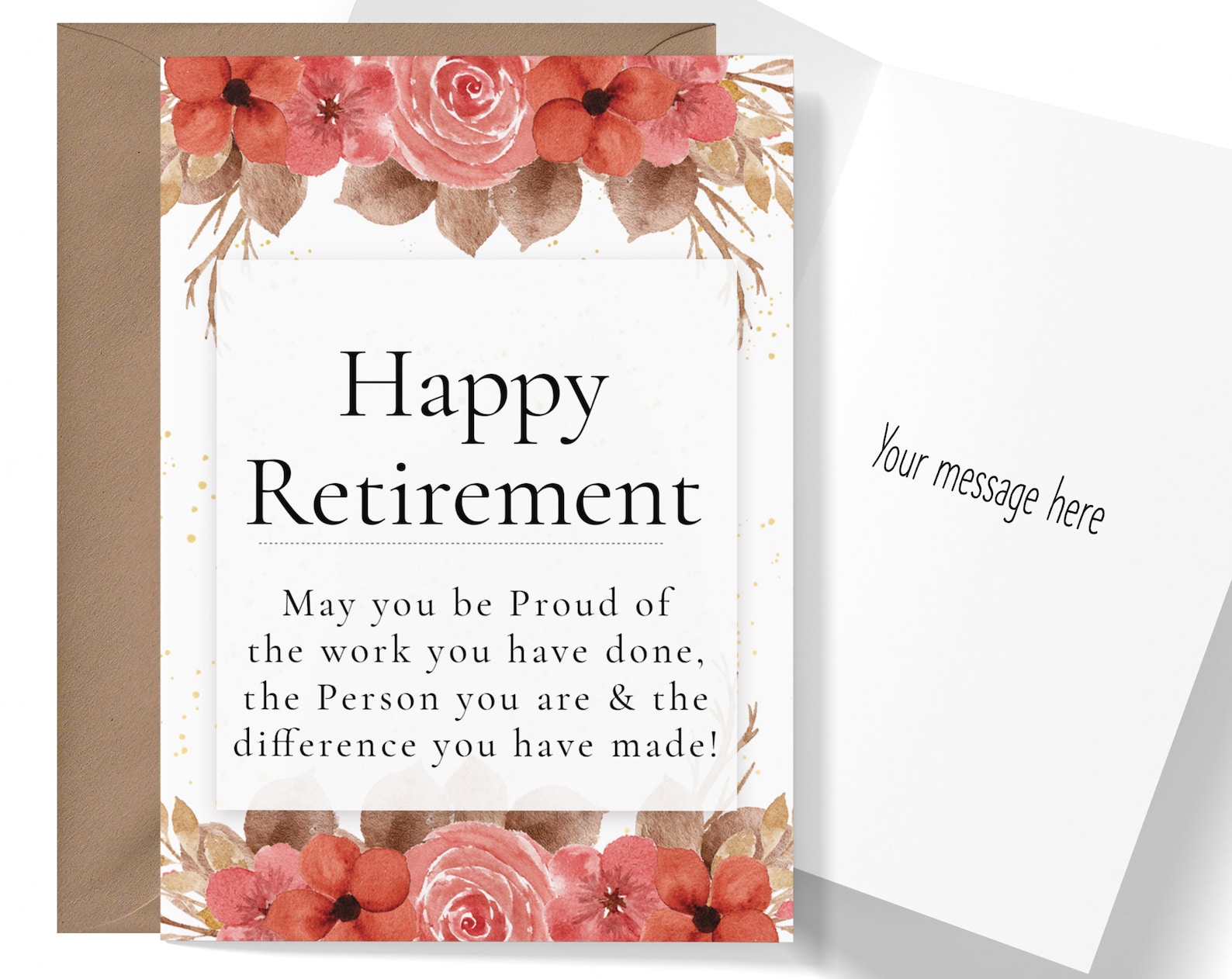 Retirement Card, Happy Retirement for Coworker, Friend, Family, Boss - Etsy