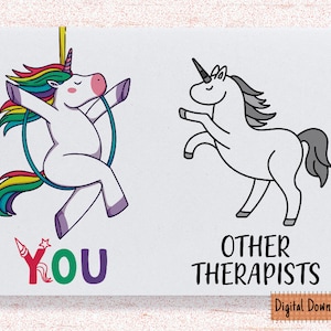 Printable Card for Therapist, Birthday Greeting Card for Therapist ...