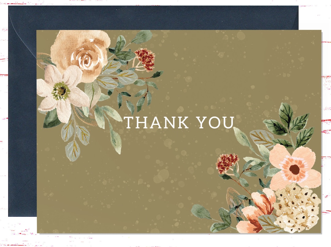 Thank You Card, Appreciation Card - Etsy