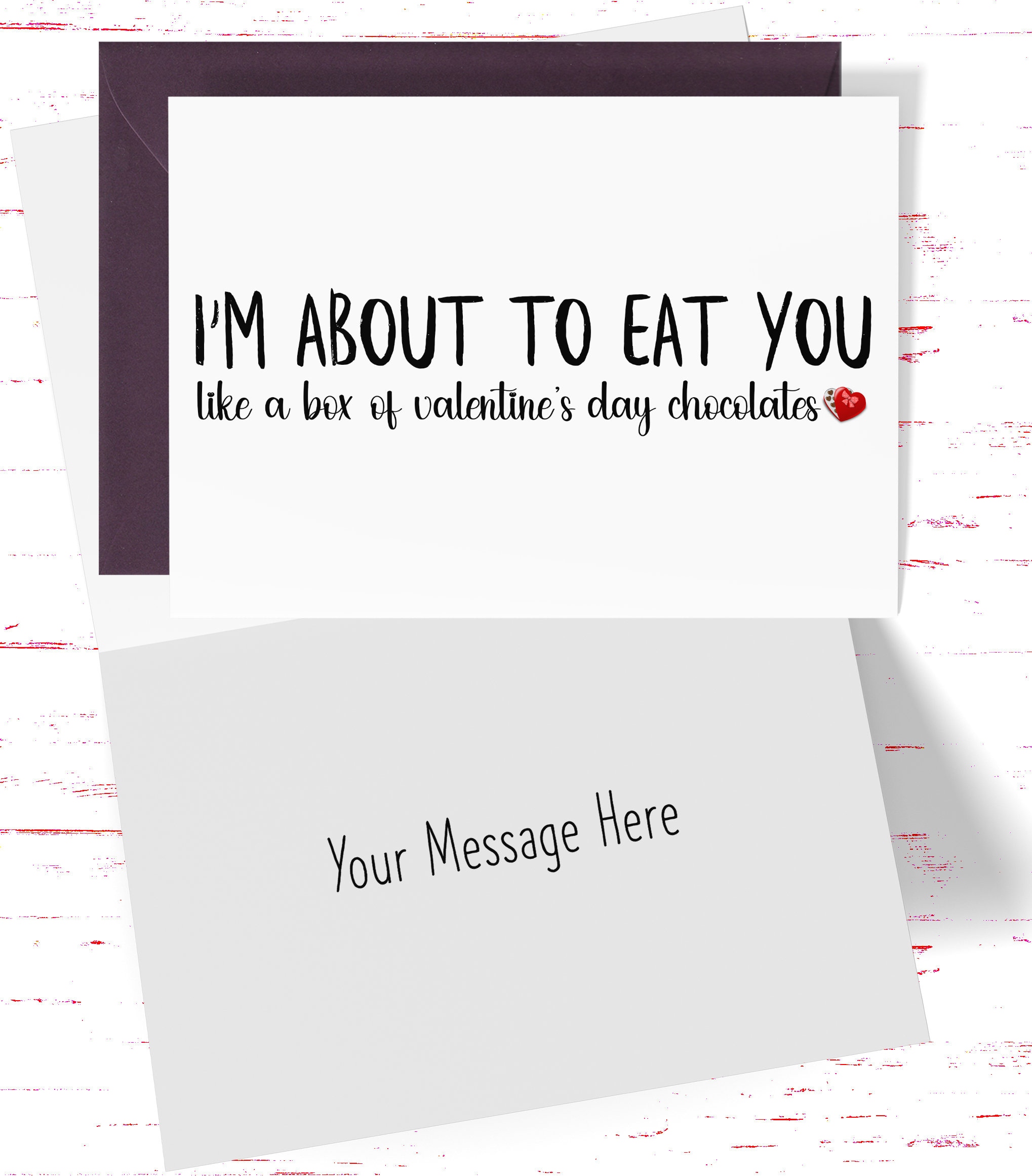 Valentines Day Card for Her, Dirty Card for Wife, Naughty Card for ...