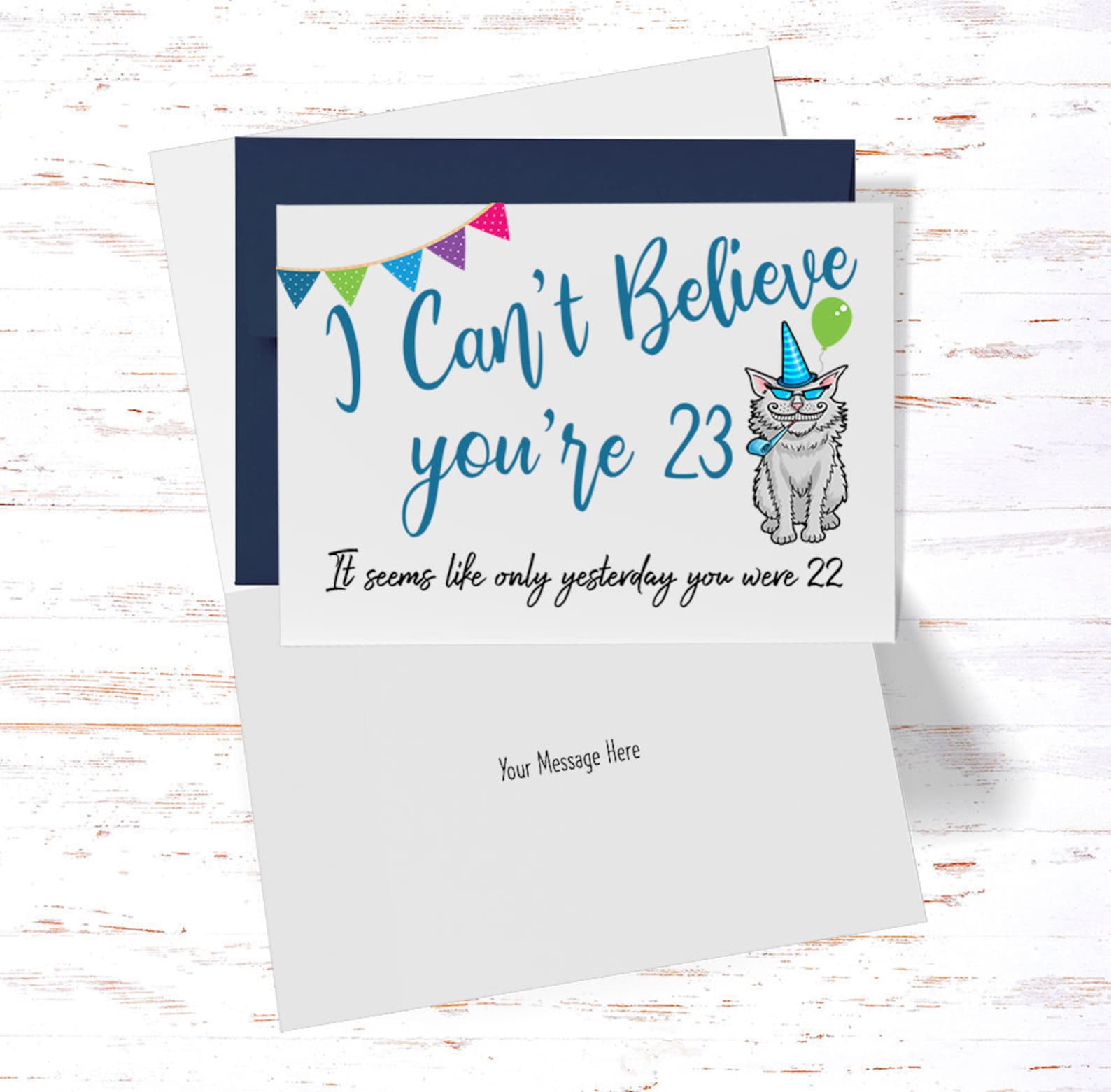 Funny 23rd Birthday Card for Her Sarcastic Birthday Card for | Etsy